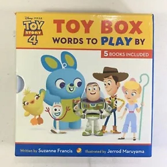 Disney Press | Toys | Toy Story Words To Play By Book Set Hard 5 Board ...